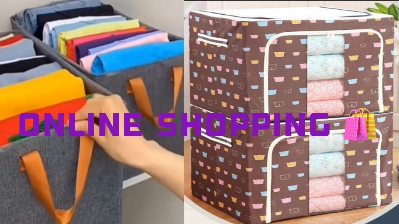 Cloth Organizer || Cloth Box || Online Shopping || Cheap But Very ...