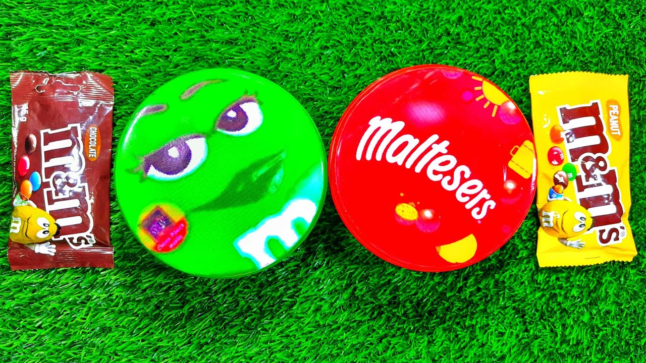 Satisfying video | Rainbow 2 M&M'S And Maltesers Boxes Opening - YouTube