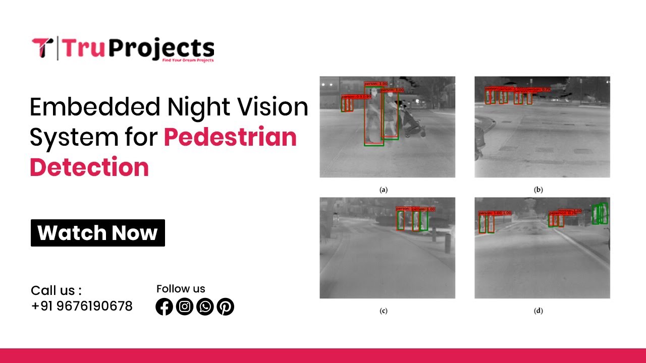 Embedded Night Vision System for Pedestrian Detection - YouTube