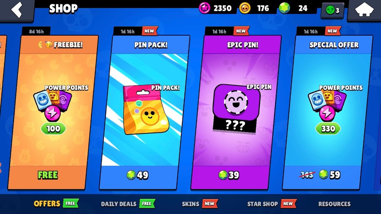 Free Power Points || Brawl Stars #245 - YouTube