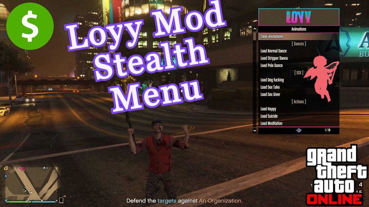 gta v loyy mod menu stealth menu - YouTube