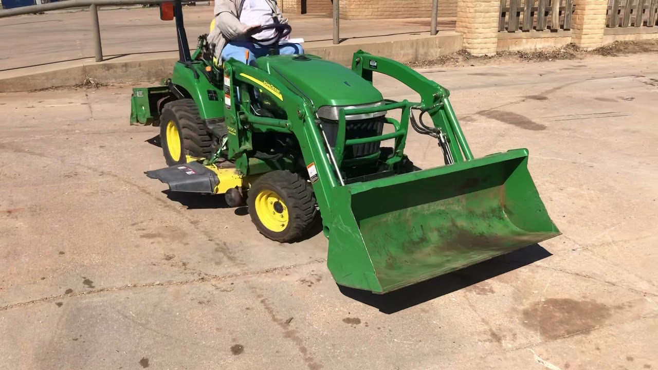John Deere 2305 Tractor w/200CX Loader and RT1140 Rotoriller - Lot 6879 ...