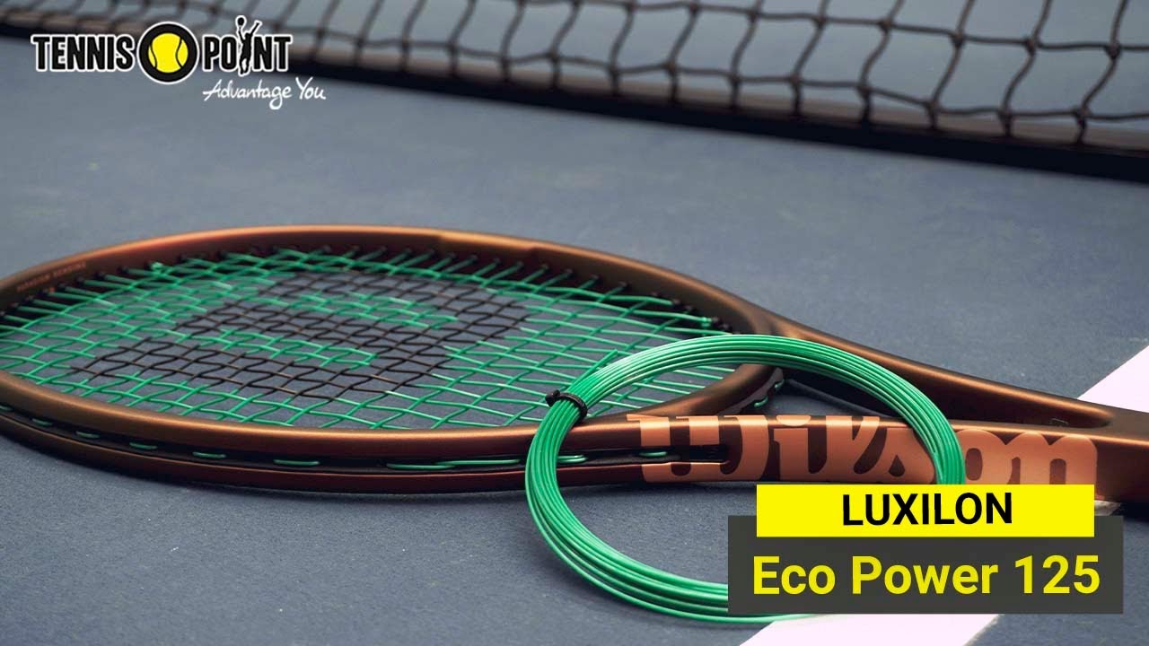 Go Green with Luxilon Eco Power | Tennis-Point - YouTube
