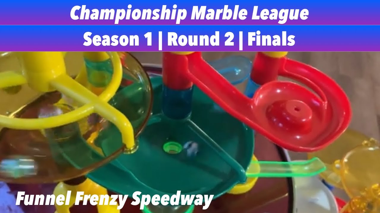Championship Marble League S1 Round 2 FINALS: Funnel Frenzy Speedway ...