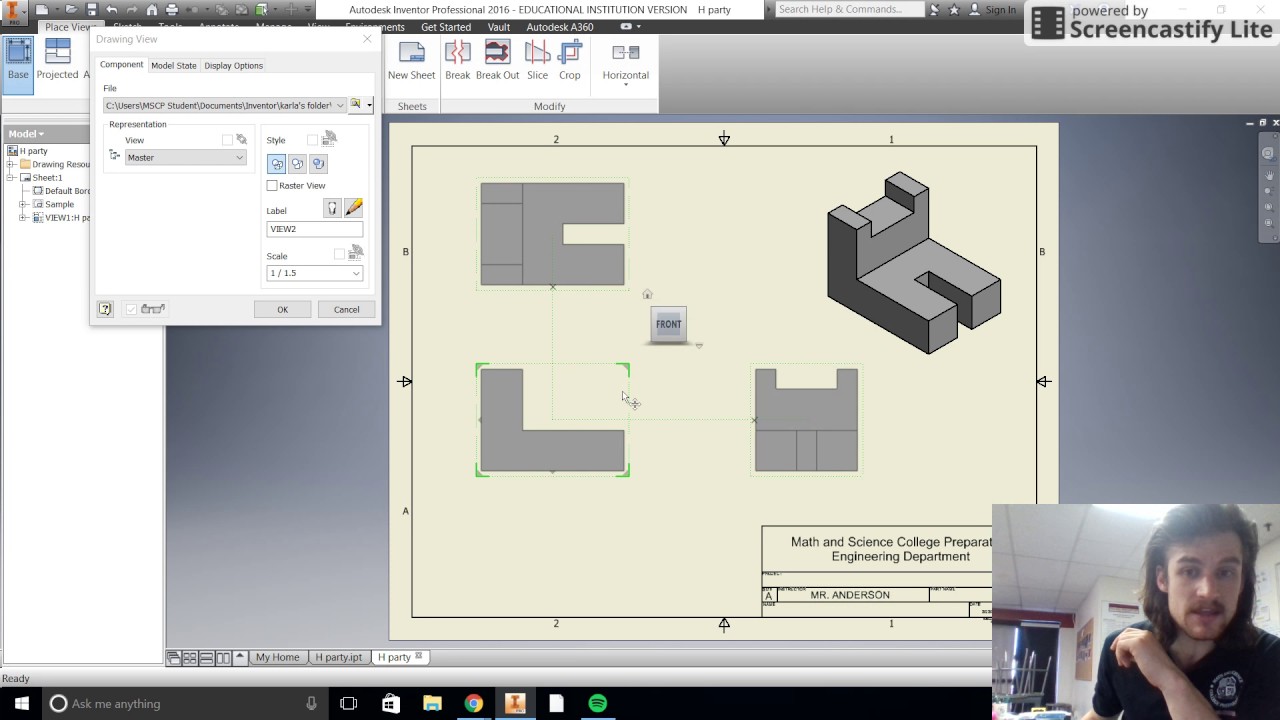 Datum Dimensioning Method for Technical Drawings in Autodesk Inventor ...