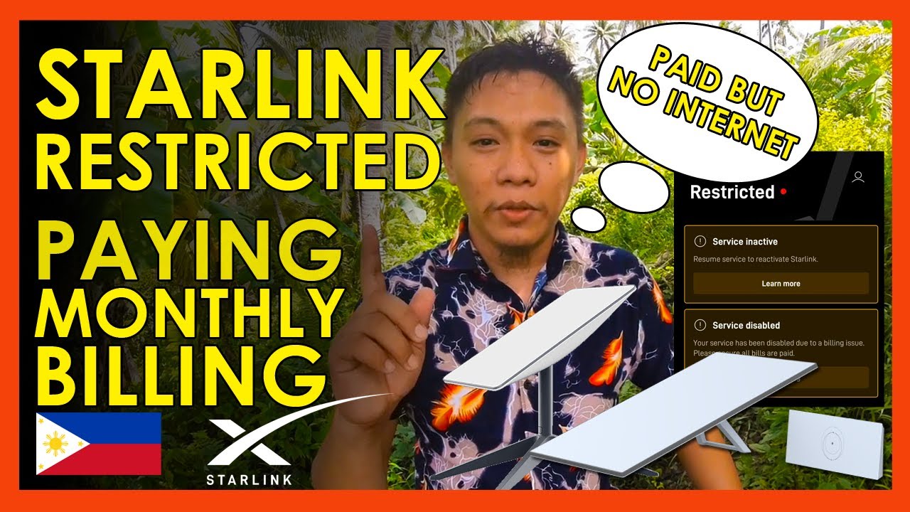 STARLINK RESTRICTED OR SUSPENDED ISSUE EXPLAINED AND FIXES | GUIDE HOW TO PROCESS MONTHLY ...