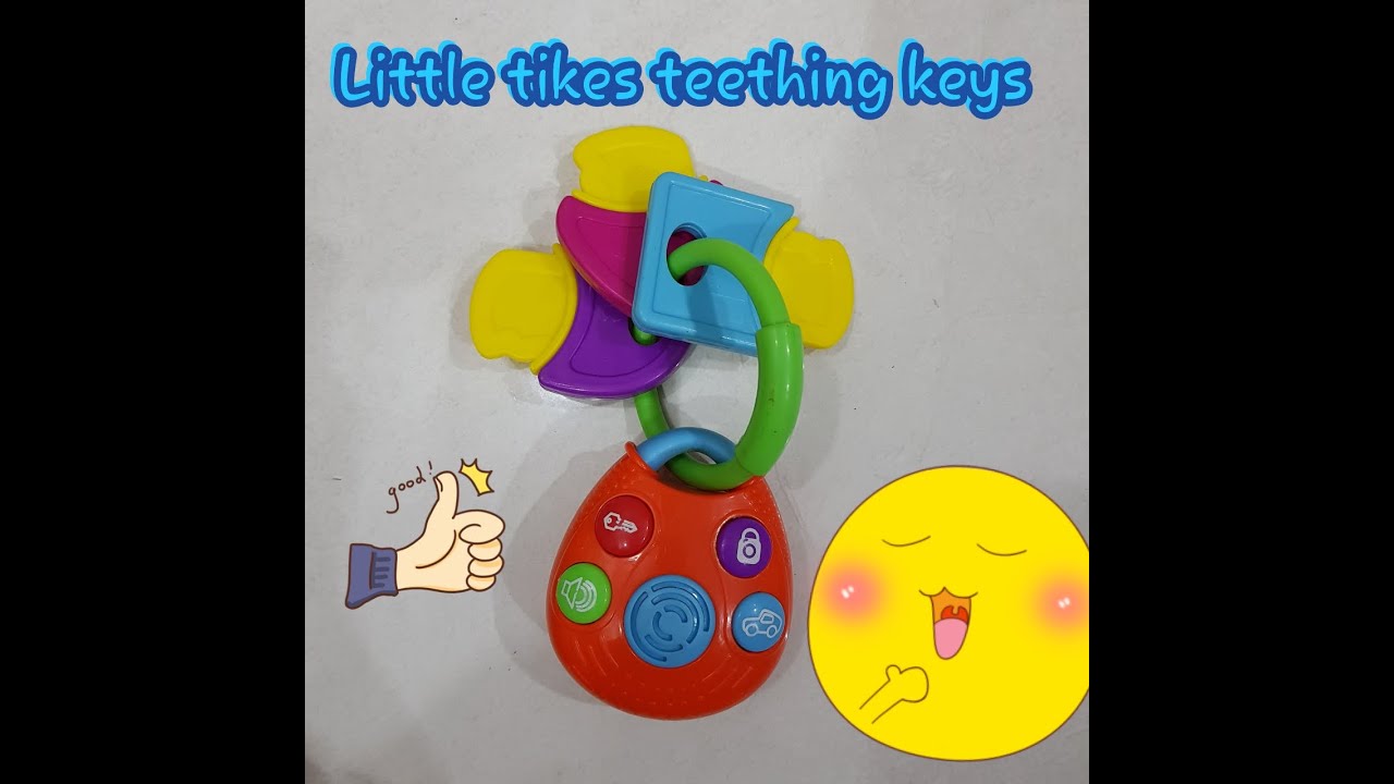 Little tikes teething keys - YouTube