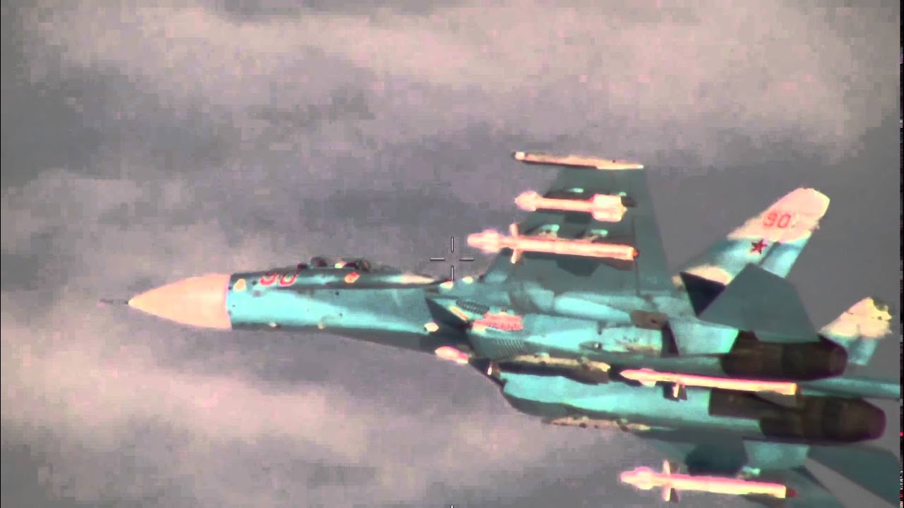 Russian Su 27 Flanker intercepts P 3 Orion over Baltic Sea Nov 2014 ...