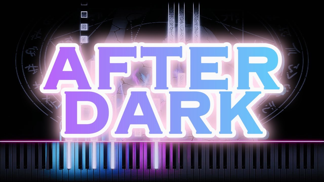 After Dark · Mr.Kitty Piano Easy Tutorial + Sheet Music (free) - YouTube