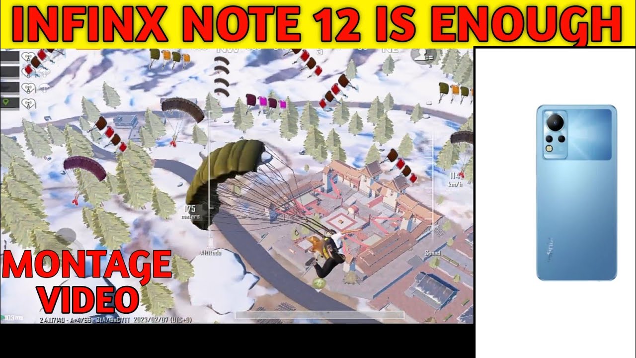 INFINX NOTE 12 IS ENOUGH || PUBG MOBLIE MONTAGE VIDEO || PUBG RUSH ...