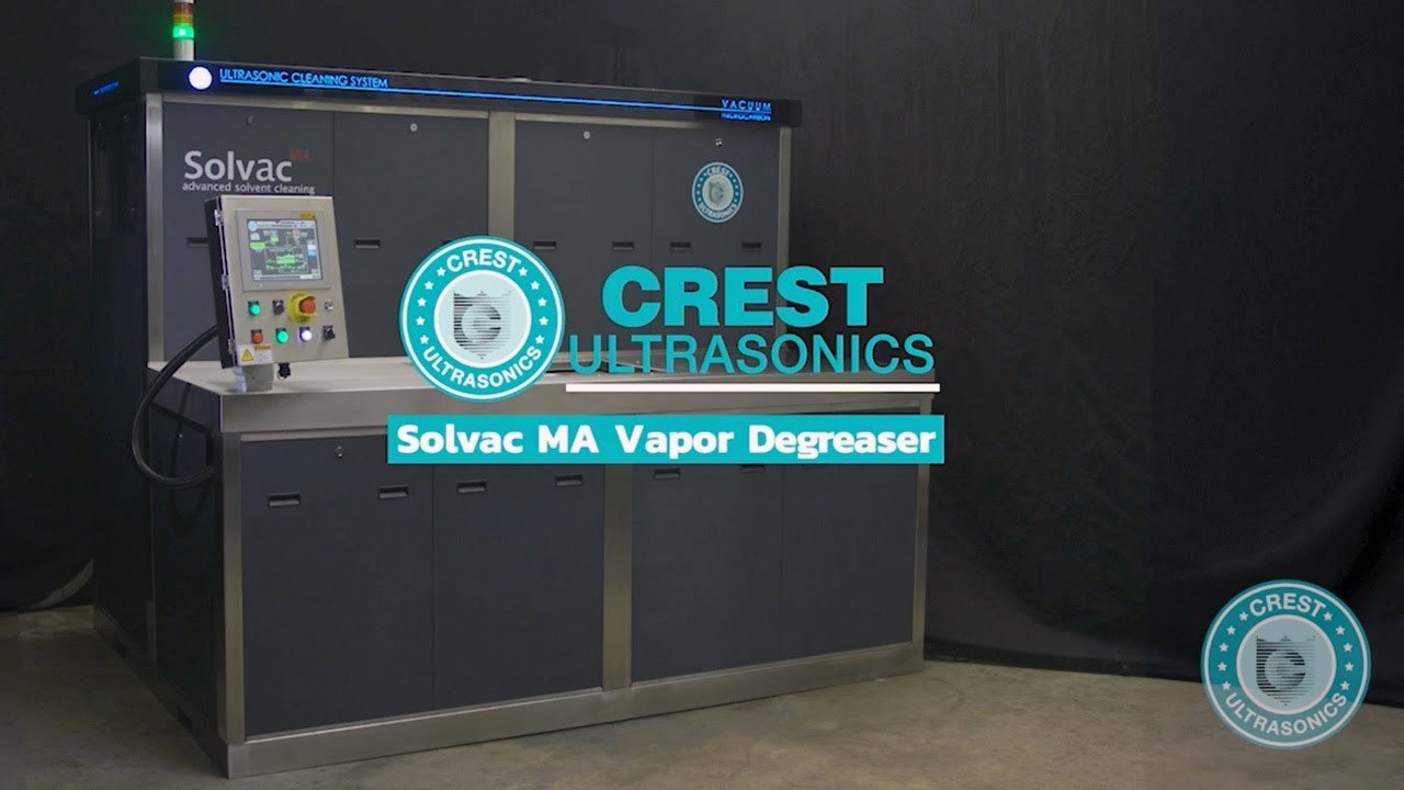The Solvac MA Ultrasonic Precision Cleaning System - YouTube