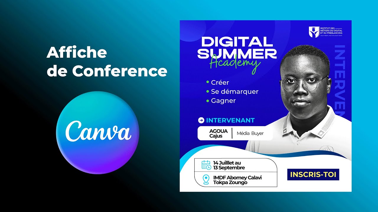 J19 - Challenge Design Canva | Créer une Affiche avec Canva | Affiche ...