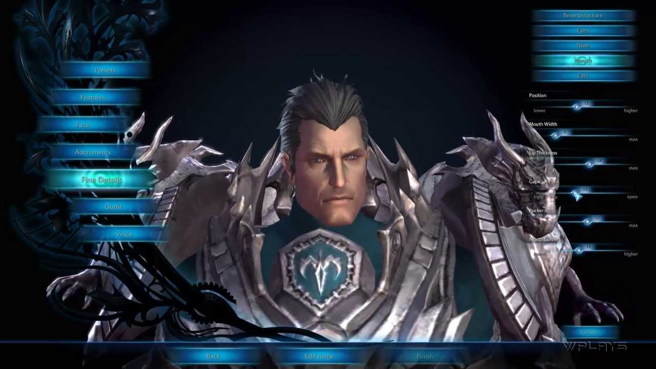TERA - Human Male Character Creation - In-depth Customization [1080p HD ...
