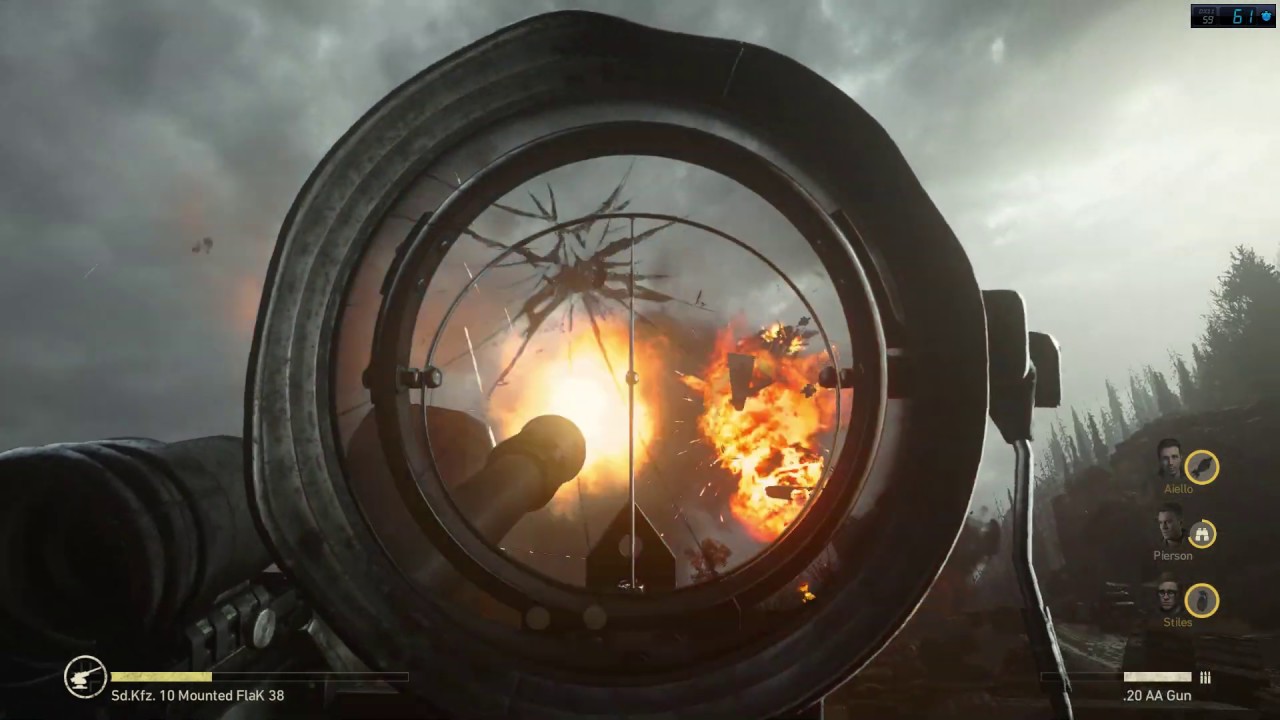 CALL OF DUTY WWII : TAKING DOWN THE AIRCRAFTS ! - YouTube