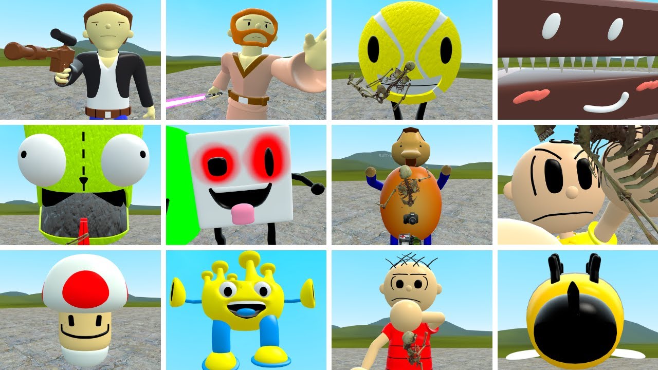 😵All New 3D Memes Nextbot Fanmace v12 & v13 Jumpscare In Gmod! - YouTube