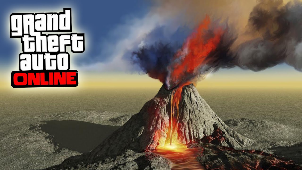 EL VOLCAN DE GTA V ONLINE! INCREIBLE!! - YouTube