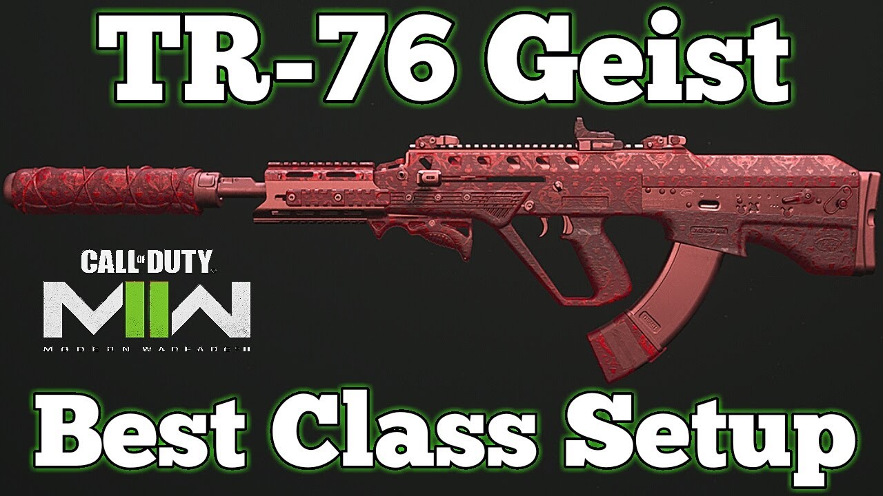 Call of Duty: Modern Warfare 2 - New TR-76 Geist Best Class Setup - YouTube