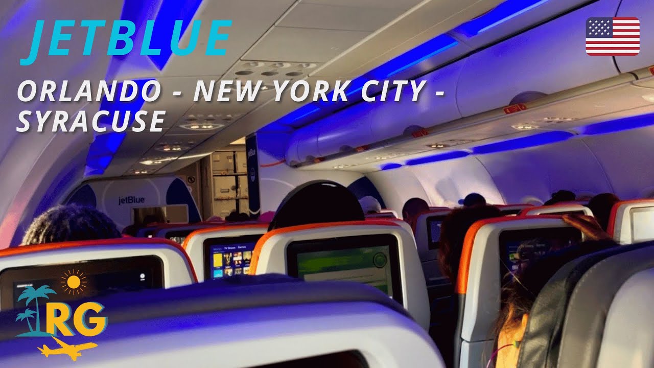 Trip Report - Jetblue Orlando to Syracuse via JFK New York City - YouTube