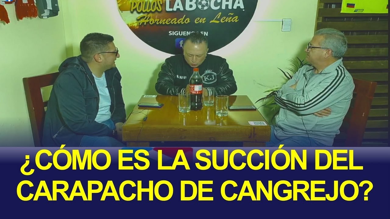 KOKY JARRÍN explica cuál es la "succión del CARAPACHO DE CANGREJO ...