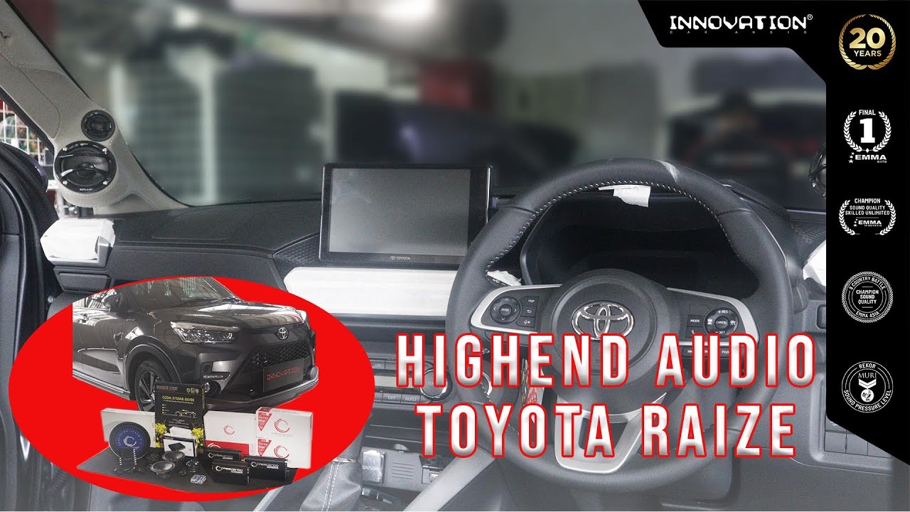 TOYOTA RAIZE UPGRADE AUDIO HIGH END | CRESCENDO | FLUX - YouTube