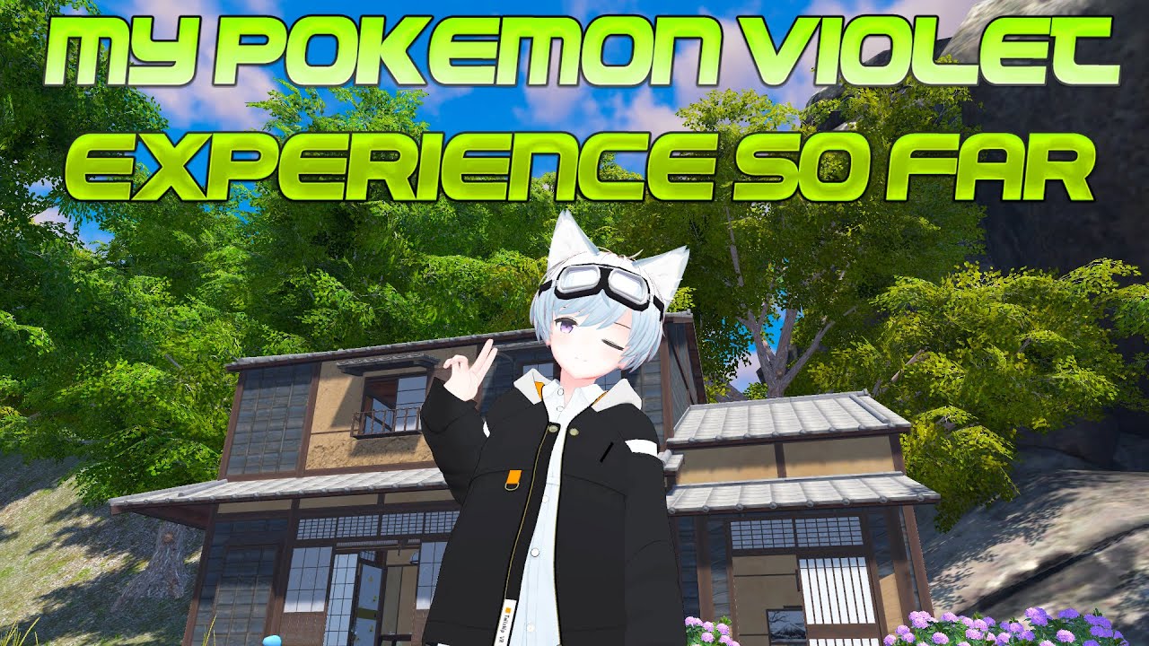 My pokemon violet experience so far - VRChat Vtuber vlog - YouTube