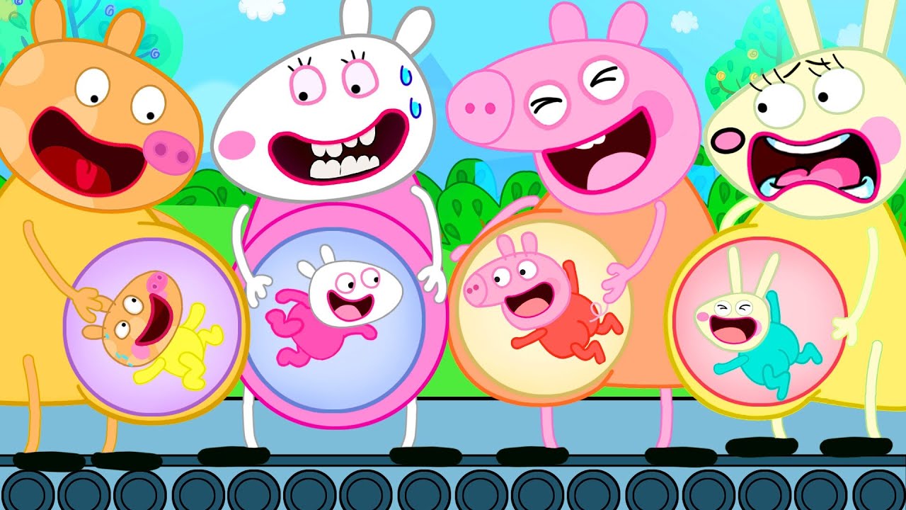 BREWING CUTE BABY & CUTE PREGNANT - PEPPA PIG & REBECCA SAD STORY ...