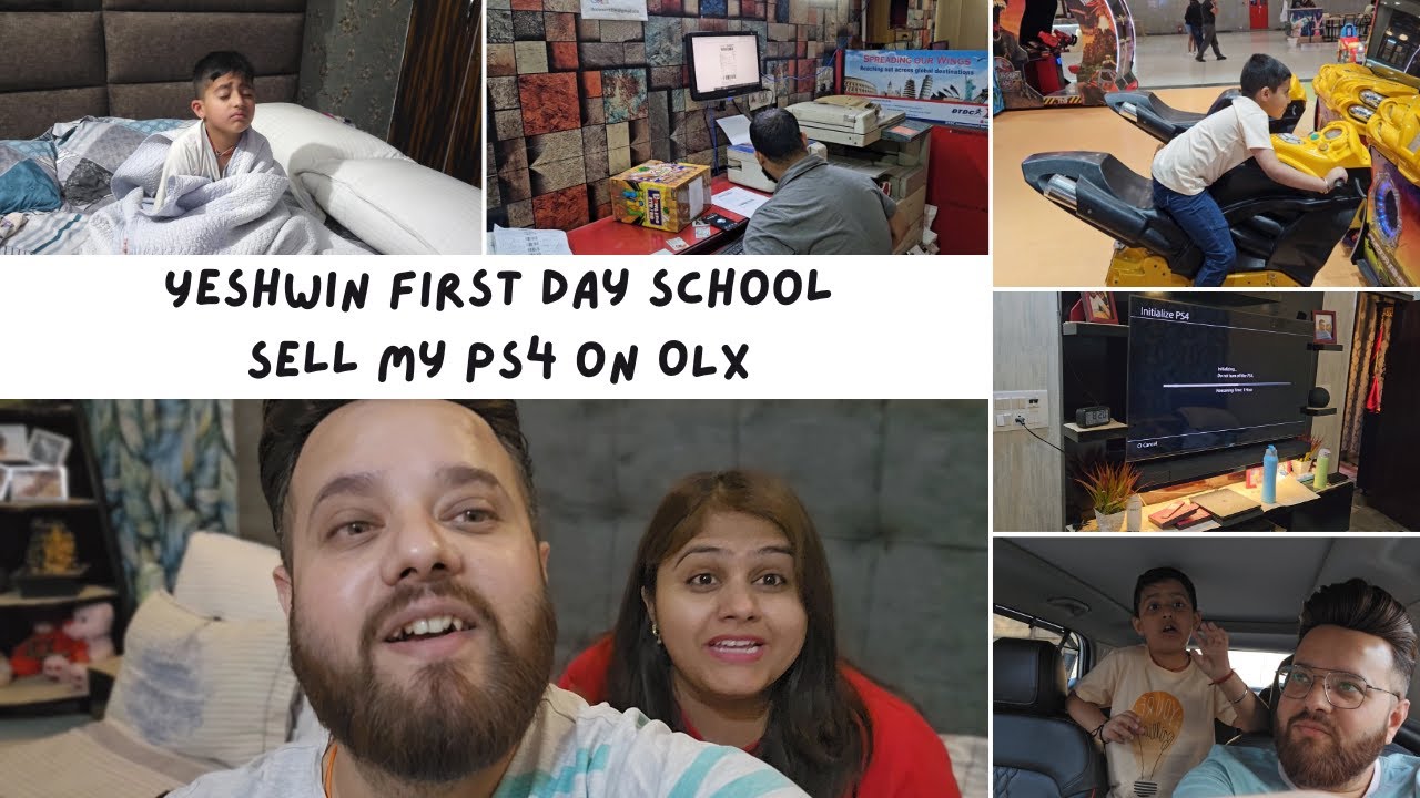 Yeshwin First Day School | Sell My PS4 on OLX - Daily Family Vlog - YouTube