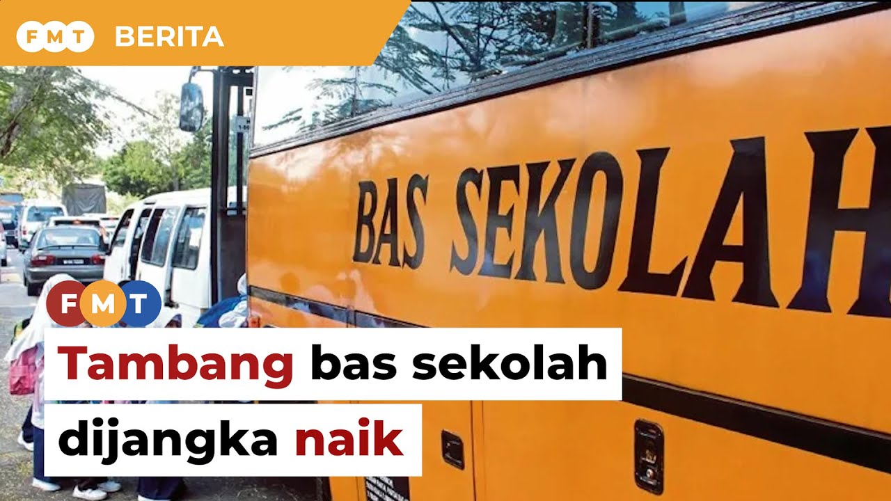 Tambang bas sekolah dijangka naik pada Januari - YouTube