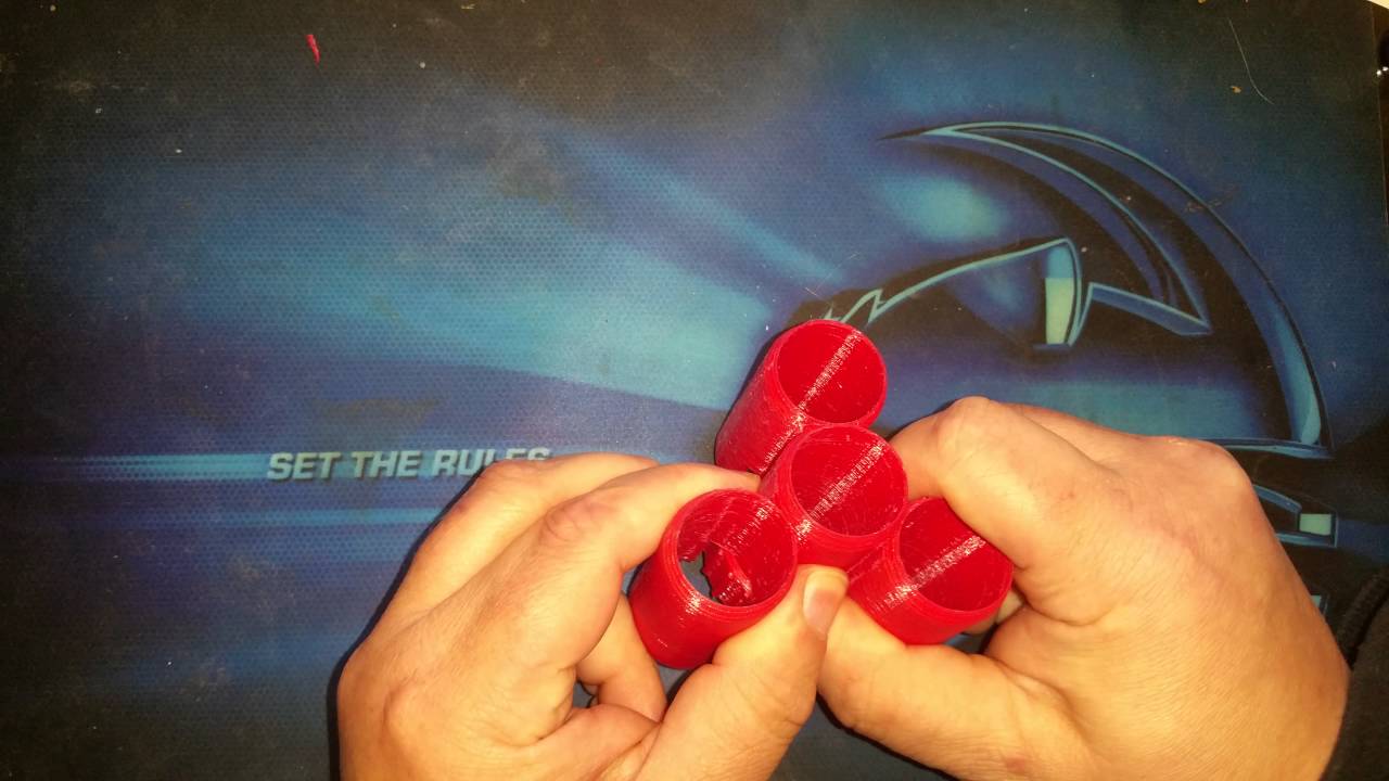 Today's 3D Print - 24mm Tube Fin (rocket) - YouTube