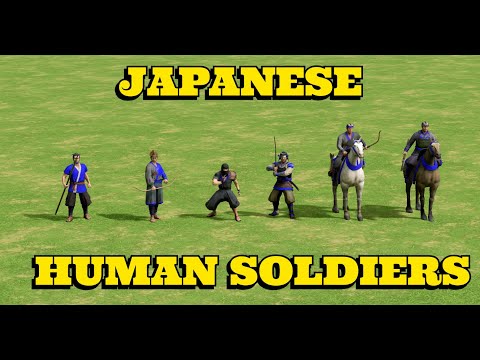 Age of mythology retold Japanese human soldiers