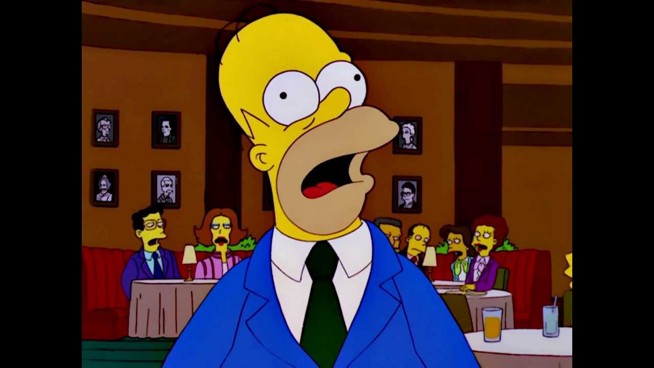 Homer Simpson Screams - HD Video version - YouTube
