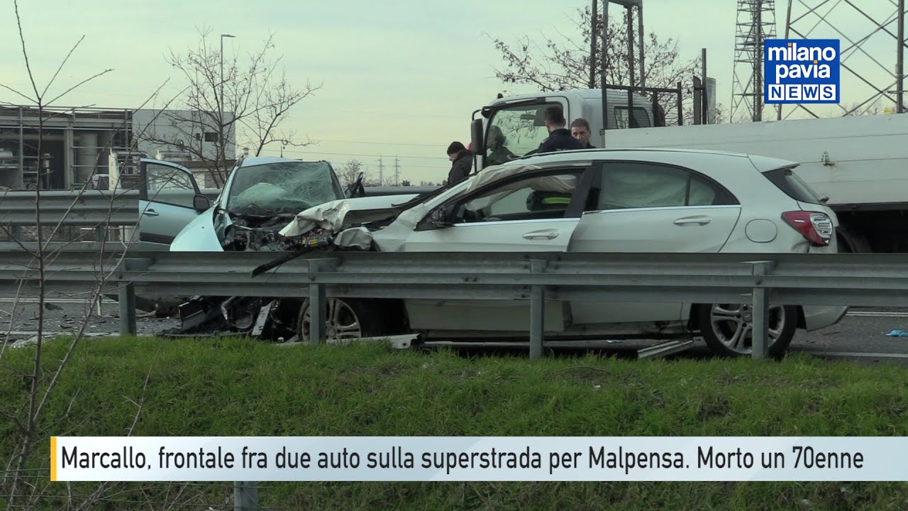 Marcallo, frontale fra due auto sulla superstrada per Malpensa. Morto ...