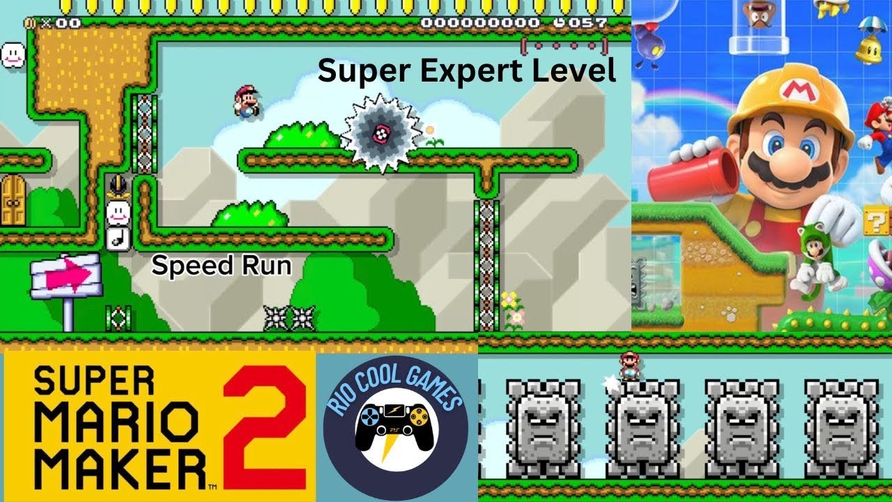 SMM2 Speed Run Super Expert Kaizo level #smm2 #shorts #kaizo - YouTube