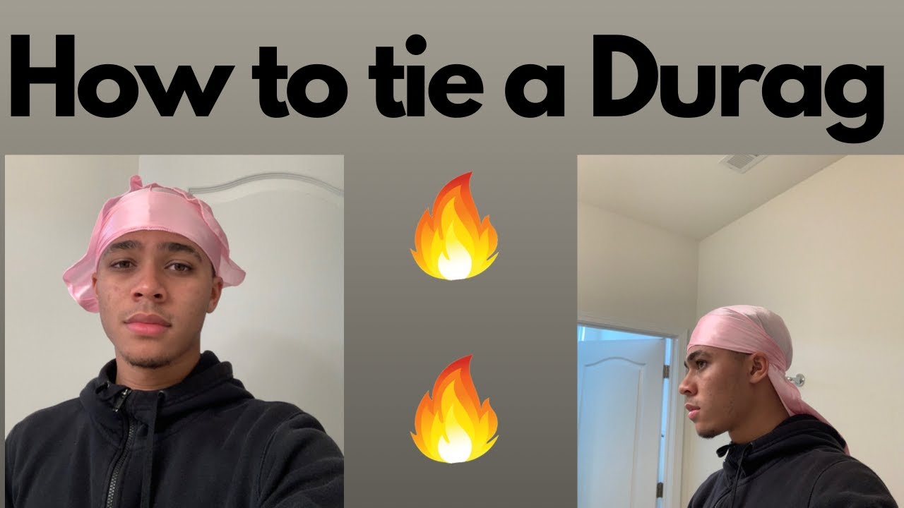 how to tie a durag (quick and easy tutorial) - YouTube