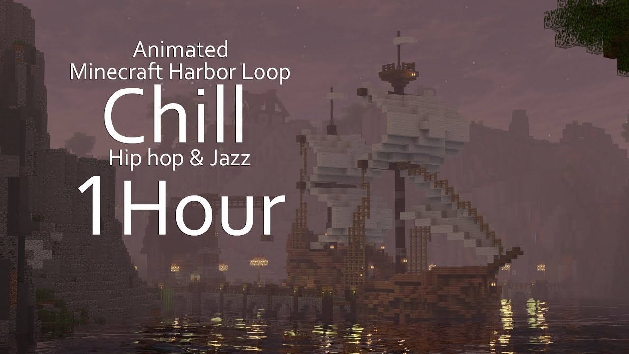 【1-HOUR MIX】Minecraft Harbor Lofi hip hop/jazz mix - YouTube