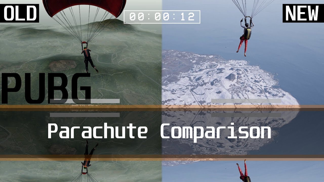 PUBG: Parachute Comparison - YouTube
