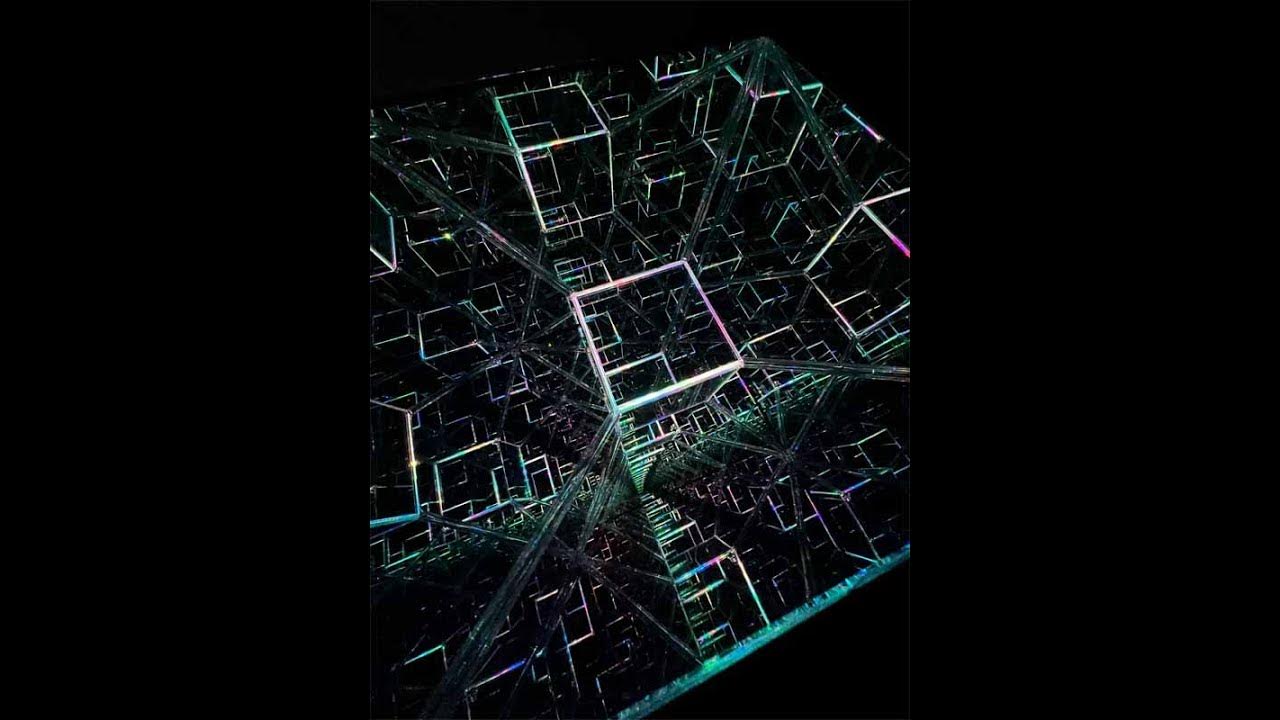 Mirror Artist Nicky Alice Tesseract Hypercube Infinity Mirror Art ...