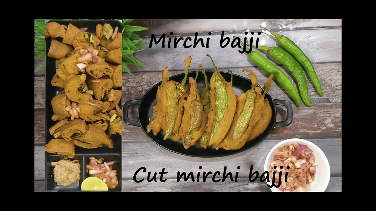 Cut Mirchi Bajji Recipe| Mirchi Bajji Recipe - YouTube