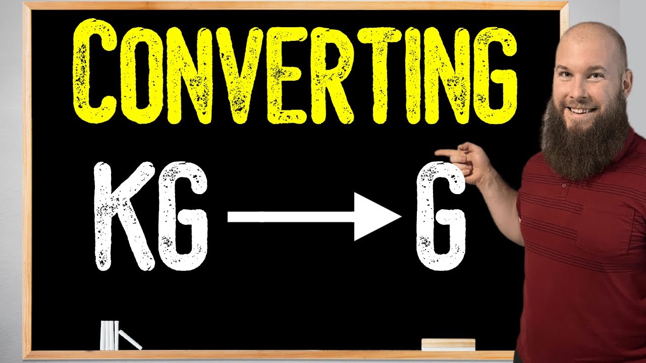 How To Convert Kilograms Into Grams | KG To G - YouTube