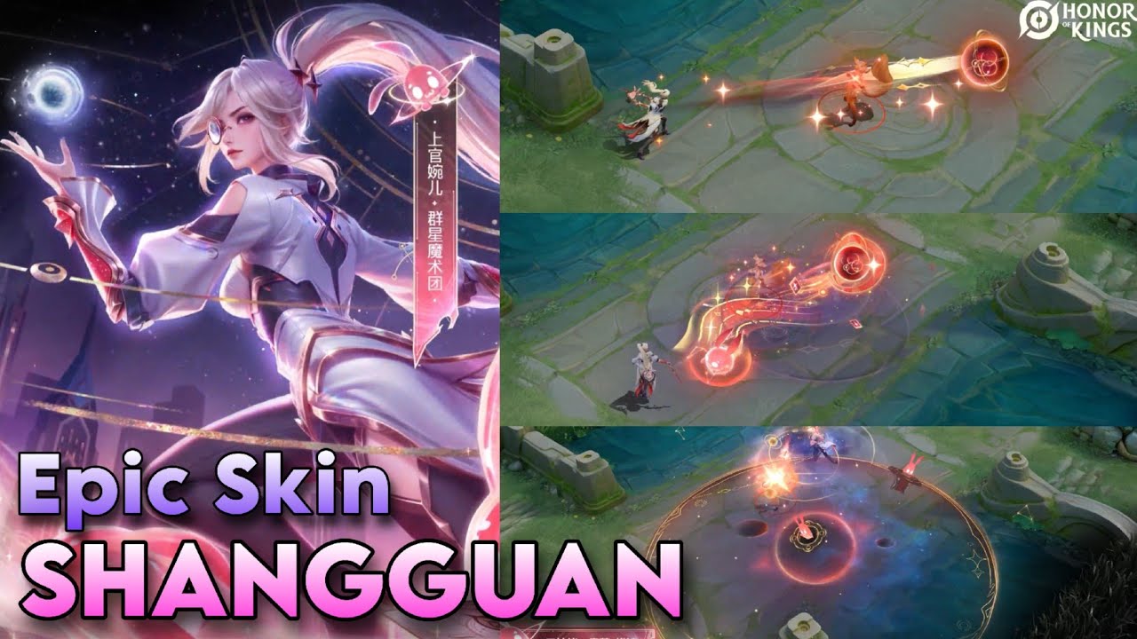 New Epic Skin Shangguan | Star Magic Group skin series | Honor of Kings ...