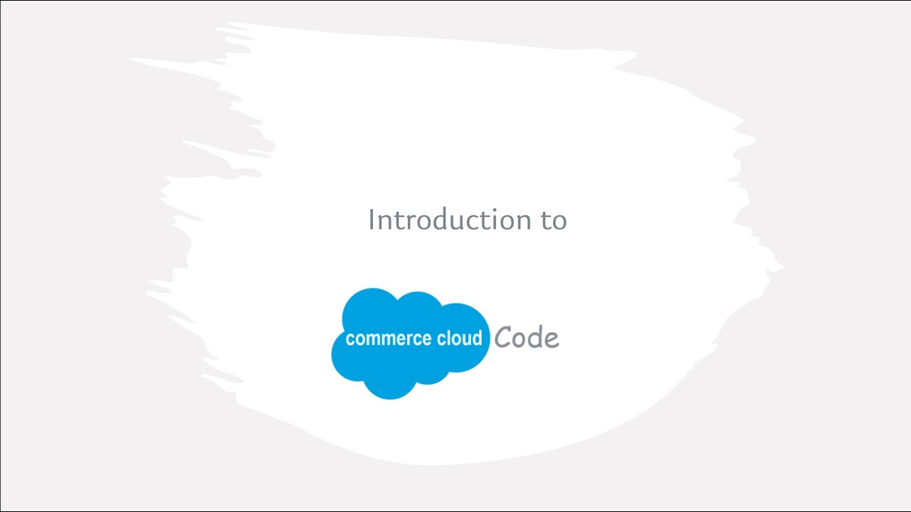 Introduction to Salesforce Commerce Cloud Code | SFCC Coding | # ...