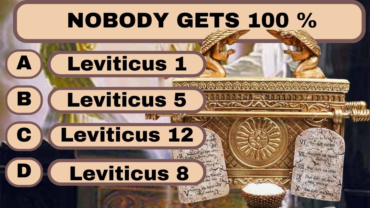 Bible Quiz about the Book of Leviticus. 15 Questions - Part 1 - YouTube