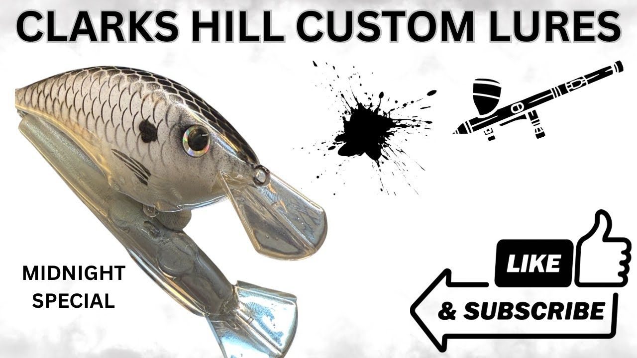 Advanced Lure Painting Techniques, Cool Shad Patterns - YouTube