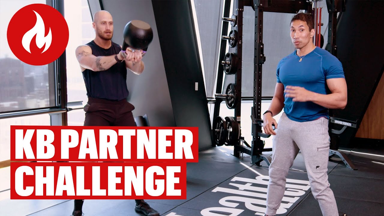 Five Minute Partner Kettlebell Workout | Men’s Health Muscle - YouTube
