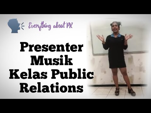 Presenter Musik Kelas Public Relation Kreatif - Jeje Merida (Institut STIAMI)