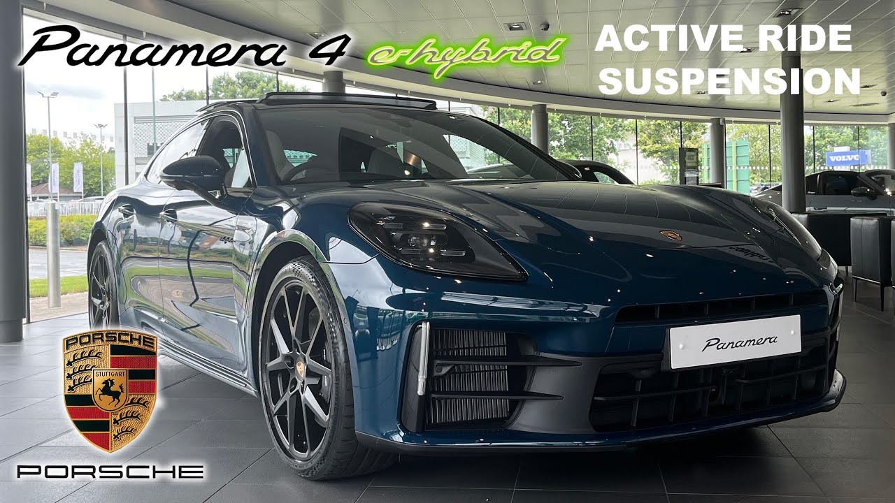 BRAND NEW 2024 Porsche Panamera Active Ride Suspension Overview! - YouTube