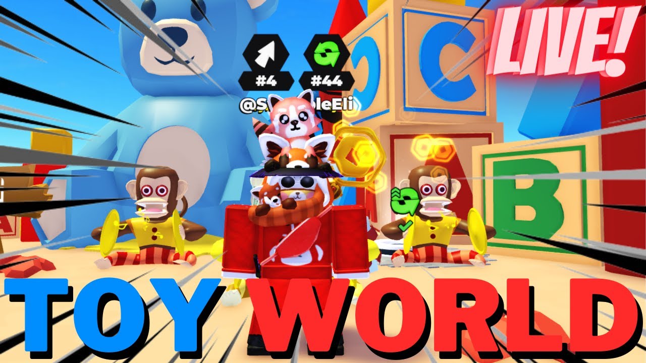 🔴LIVE!!🔴ROBLOX TAPPING LEGENDS FINAL TOY WORLD UPDATE!!🔴 - YouTube