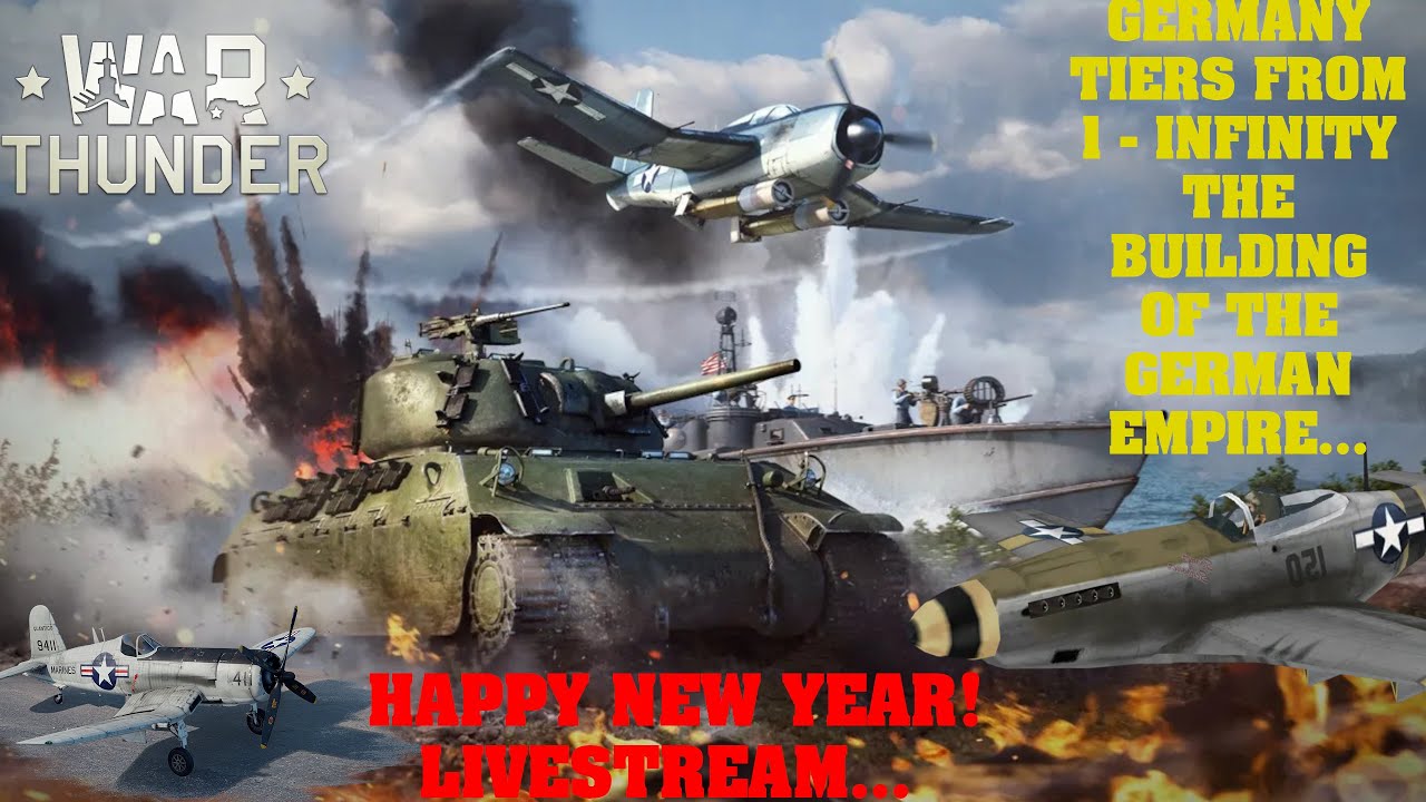 LIVE!!! I PLAYED 6 HOURS OF WAR THUNDER (REACHING TIER 2 ...