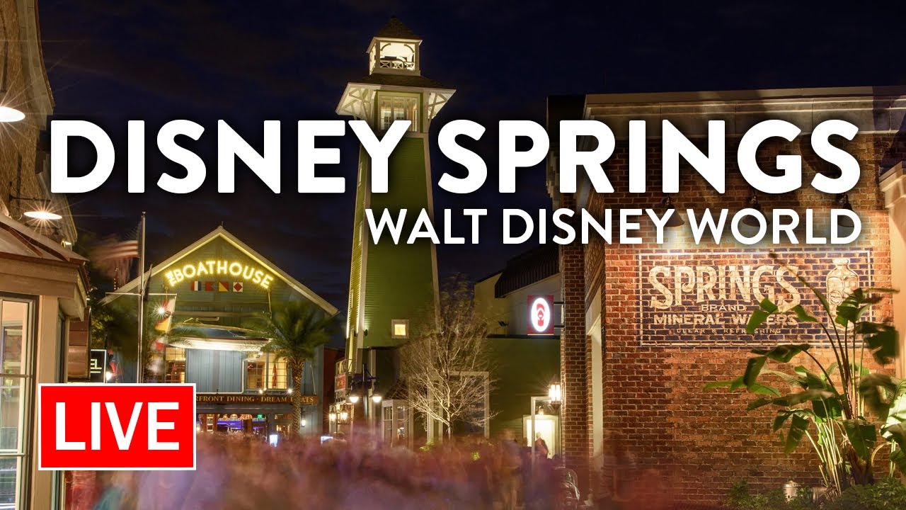 🔴 LIVE: A New Year at Disney Springs | Walt Disney World Live Stream ...