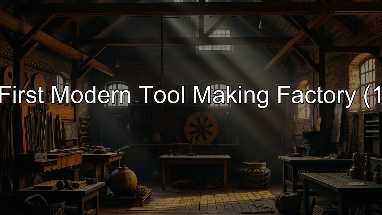 The First Modern Tool Making Factory (1746) - YouTube